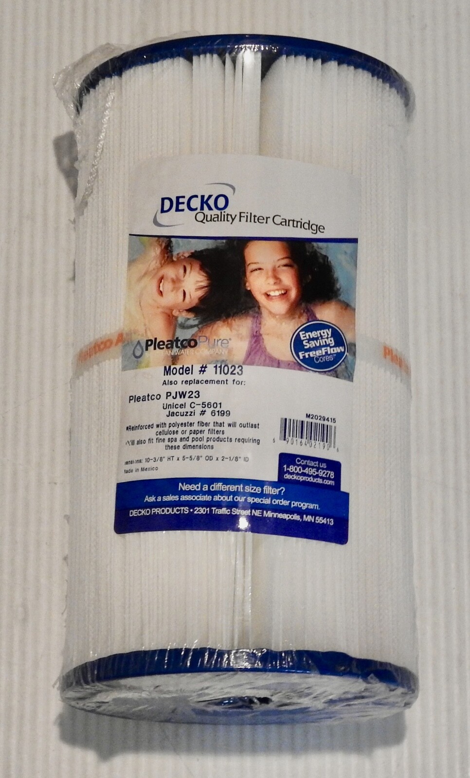 Decko Pleatco Pure #11023 Filter for Pleatco PHW23, Unicel C-5601 ...