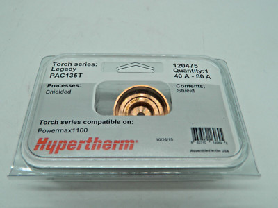 Hypertherm 120475 Schutzkappe PAC135T PMAX 1100 40A-80A Plasmaschneiden | eBay.de