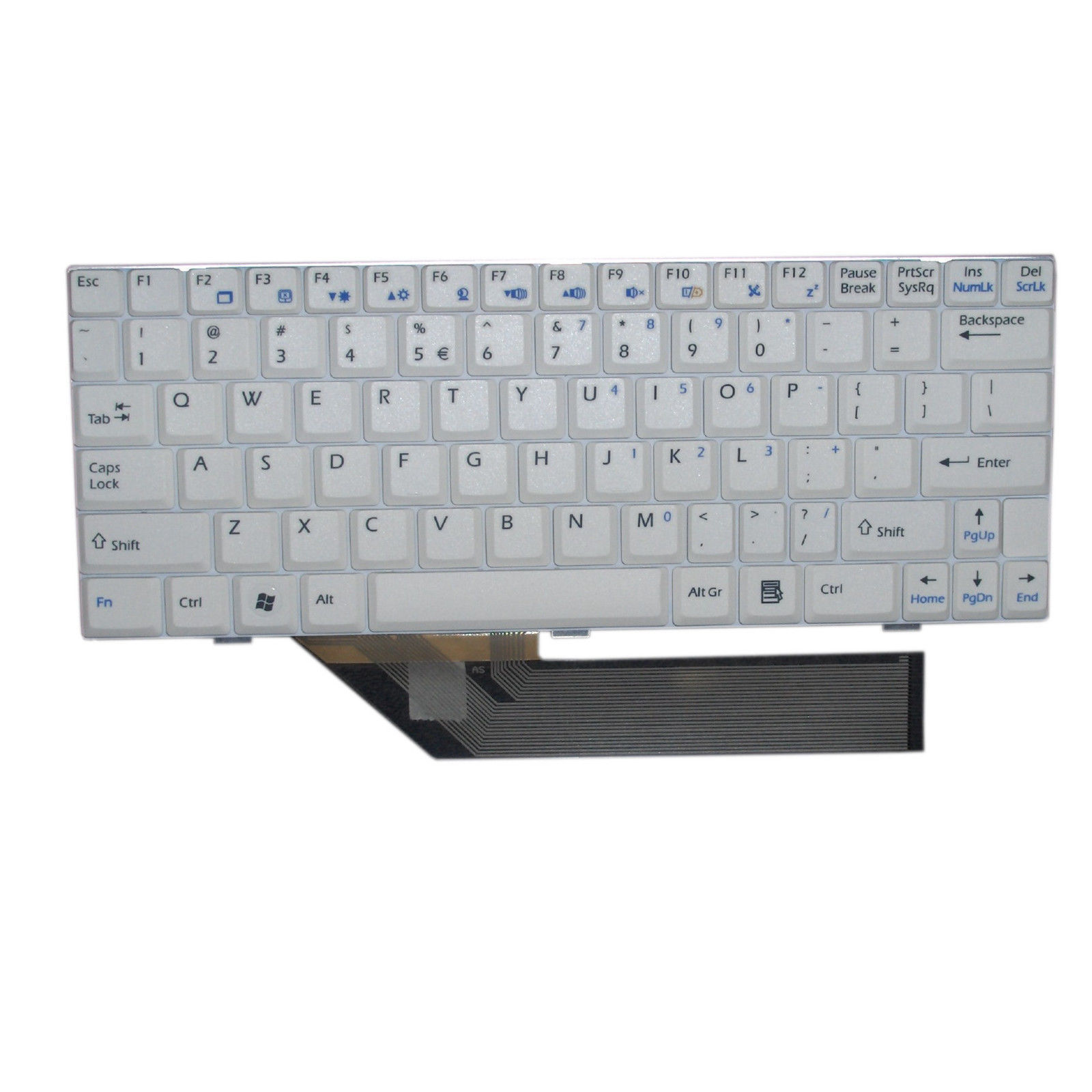 NEW Original White Keyboard For Advent 4211 4211B 4211C 4489 / US INTL ...