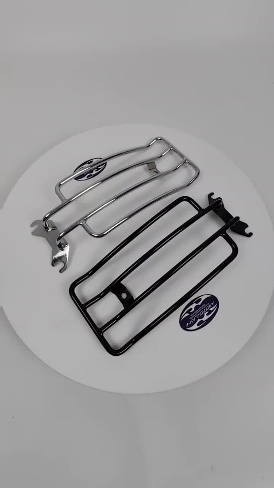 Solo Luggage Rack For Harley Heritage Softail Classic Deluxe Fat Boy 04 ...