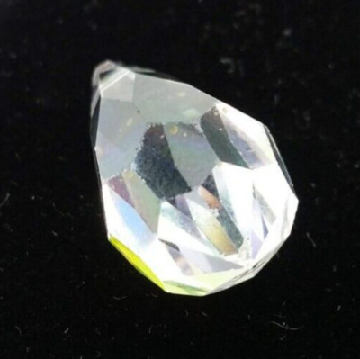 Crystal Single Tear Drop Faceted | eBay