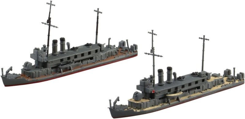 Aoshima 1/700 Scale Model Kit WWII IJN Japanese Navy Gunboat Katata ...