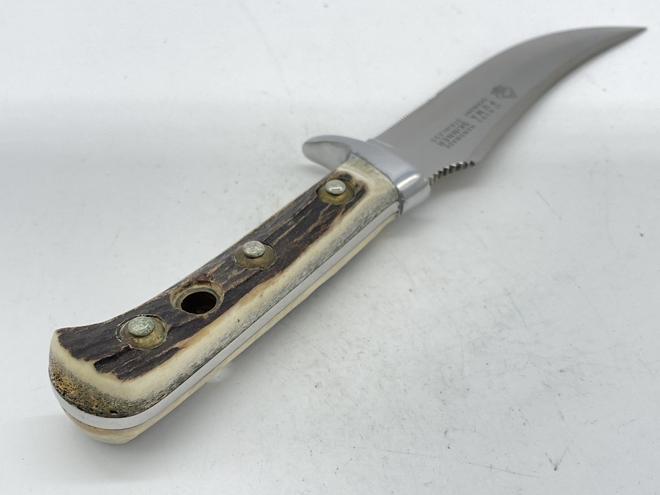 1985 PUMA Germany 6393 Genuine Stag Skinner w/ OMP Box | eBay