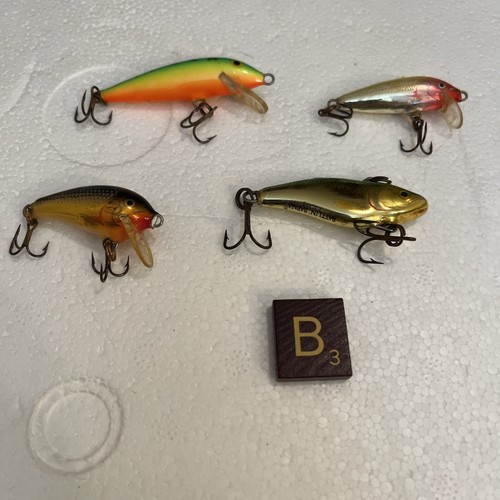 LOT OF 4 SMALL RAPALA FIHSING LURES "NICE" | eBay