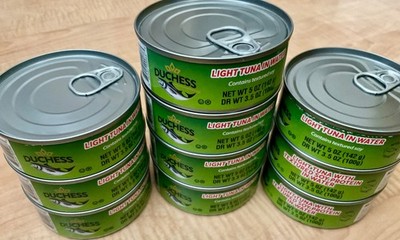 Duchess Light Tuna in Water, 5 oz Each ~10 Cans~ Ready Meal | eBay