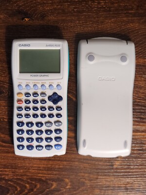 CASIO fx-9750G PLUS W/ COVER & TEAL COLOR BACK | eBay