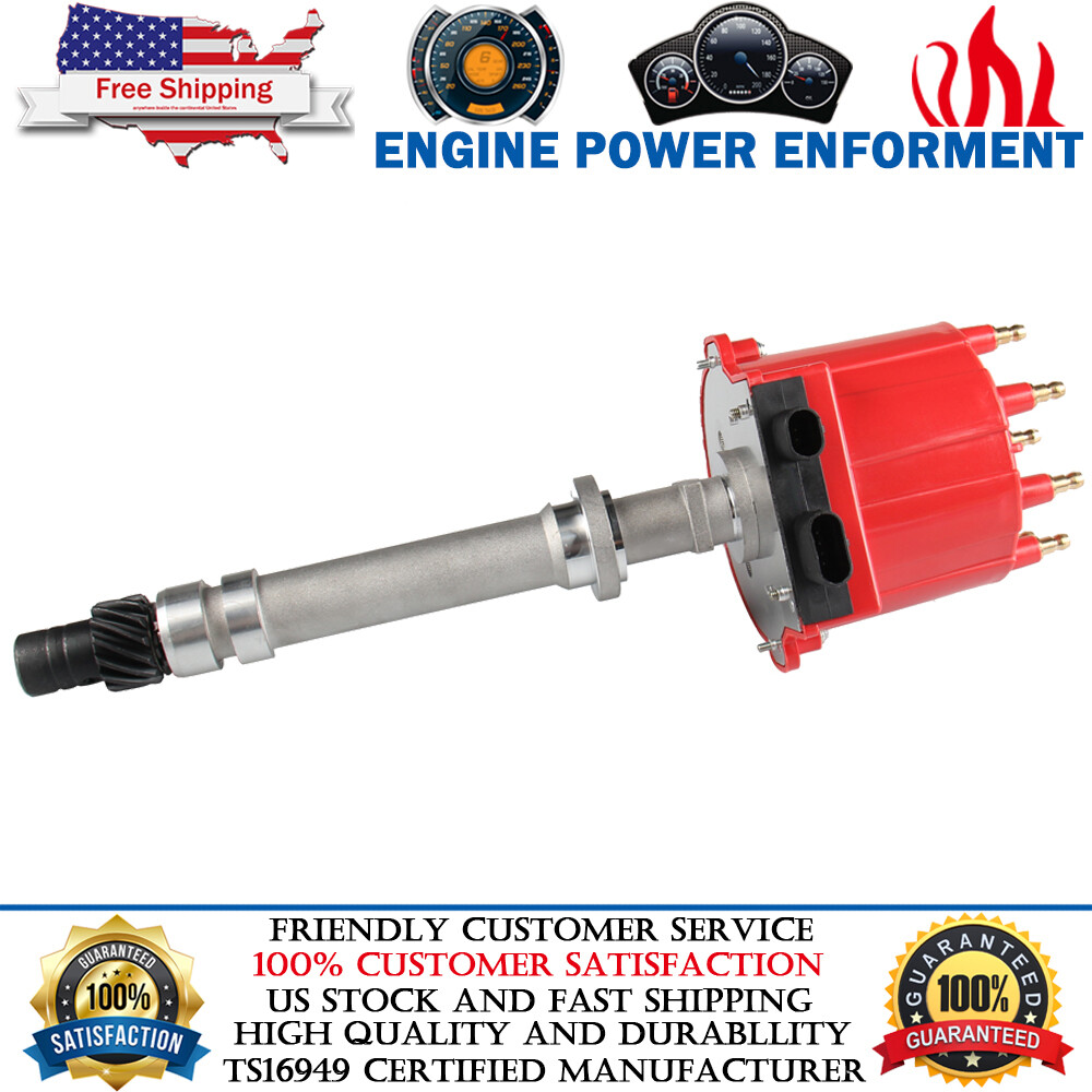 RED Ignition Distributor For Chevy GMC 350 5.7L EFI TBI TPI Vortec 5.0L ...