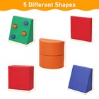 Indoor Baby Crawling Foam Blocks for Toddlers and Preschoolers 5-Piece ...