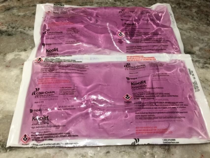 KOOLIT Advanced PCM Gel Cold Ice Packs Travel Car Airplane 4 Pack | eBay