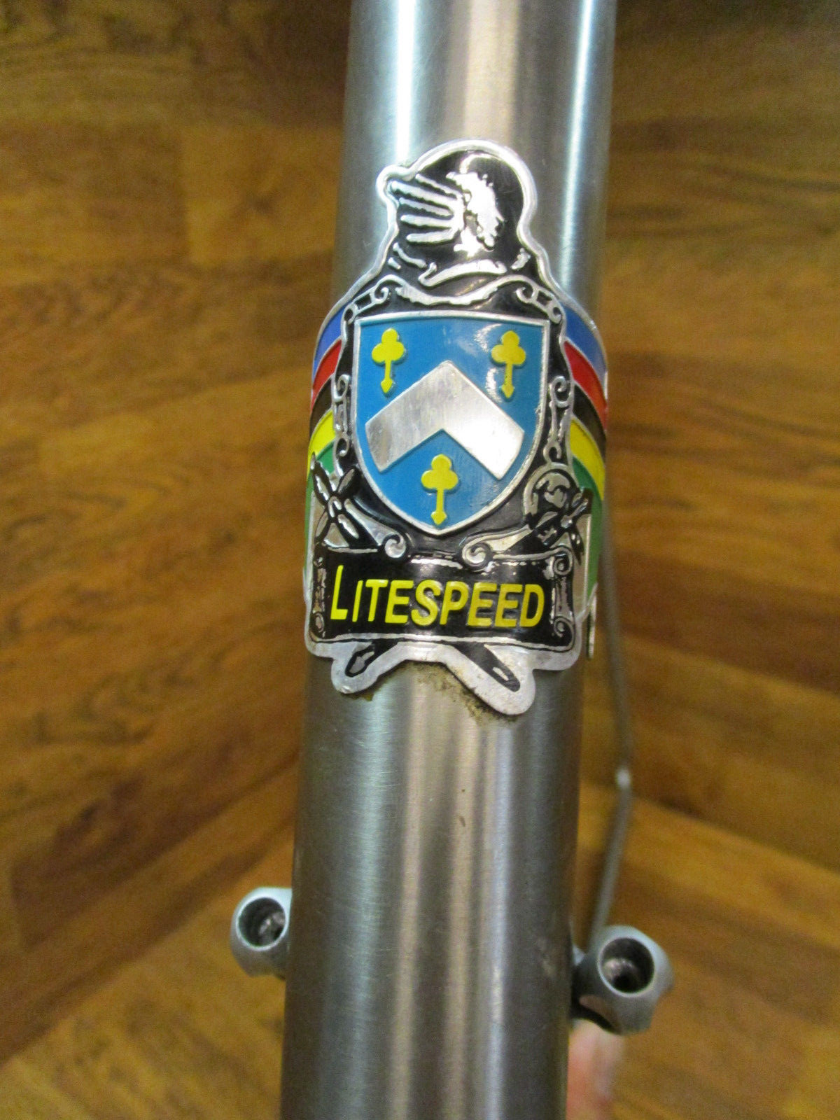 LITESPEED TUSCANY TITANIUM TI ROAD BIKE FRAME SET 59 CM LOOK CARBON ...