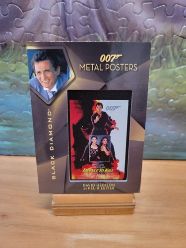 2024 Black Diamond James Bond 007 David Hedison As Felix Leiter Metal Posters | eBay