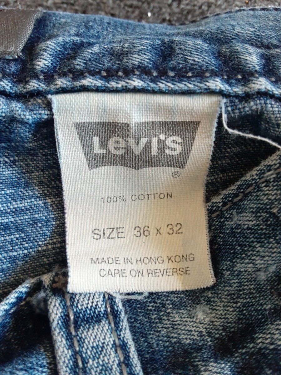 90's LEVIS Sz 36/32 Silvertab Balggy Skater Made In Hong 90's LEVIS Sz 36/32 Silvertab Balggy Skater Made In Hong
