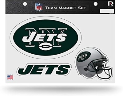 New York Jets NFL Unisex-Adult Die Cut Team Magnet Set Sheet | eBay