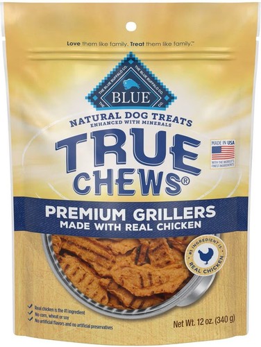 Blue Buffalo True Chews Premium Grillers Natural Chicken Dog Treats 12 ...