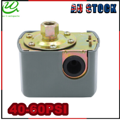 New Water Pump Pressure Control Switch 40-60 PSI Double Spring Pole 1/4 ...