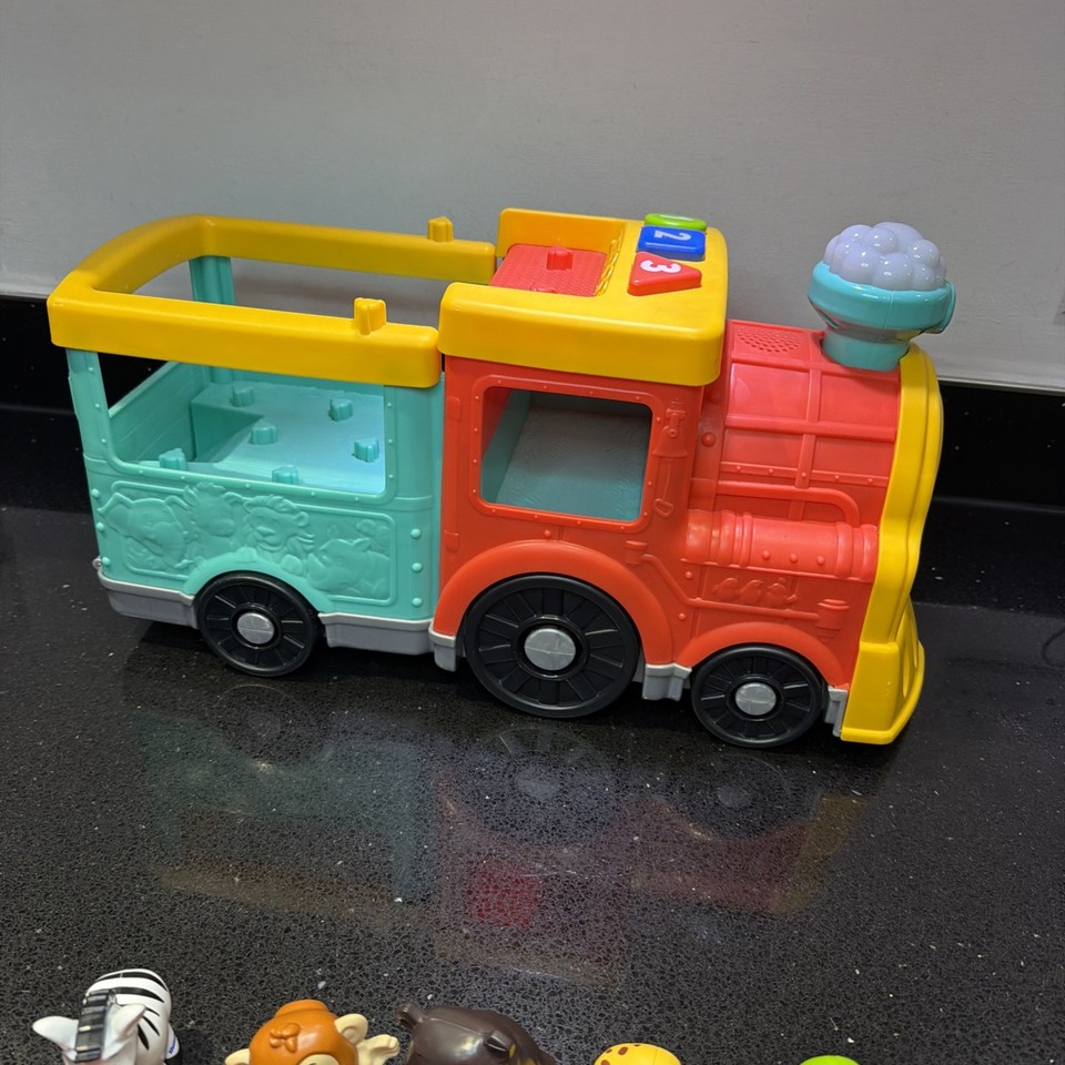 Fisher Price Little People Big ABC Animal Train & 5 Animals | eBay UK