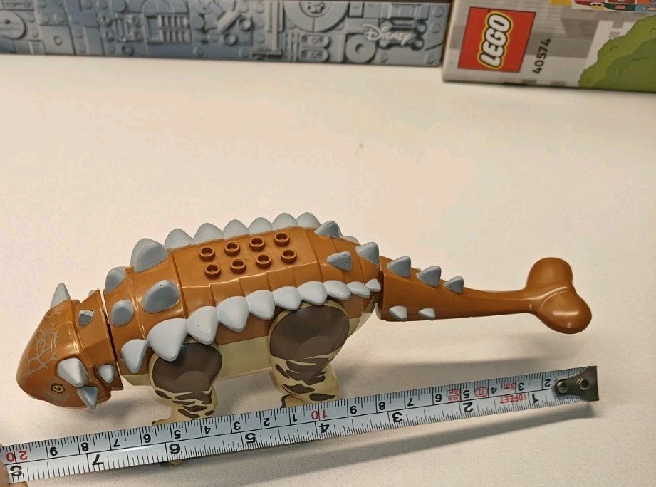 NEW Jurassic World Large Ankylosaurus Custom Lego Dinosaur Figure 75941 ...