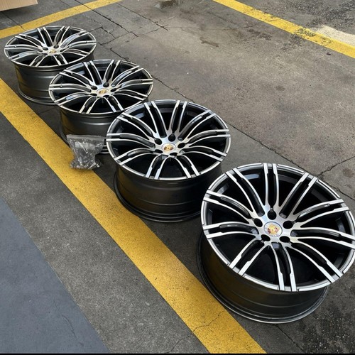 Porsche Macan 20” RS Spyder Design Wheels Rims Set 9J ET26 10J ET19 | eBay