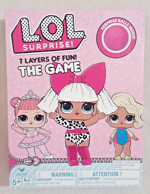 LOL Surprise Doll 7 Layers Of Fun Board Game Brand Surprise Balls ...