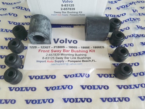 Volvo 122S 59-69 - P1800 91-73 Sway Bar Bushing Kit Mounting & Links | eBay