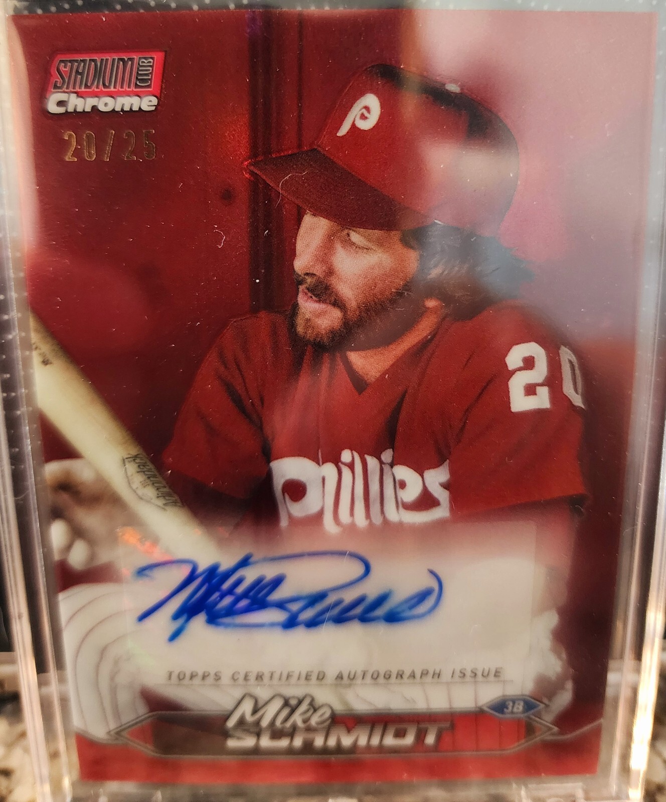 Mike Schmidt Auto -- 2024 Topps Stadium Club -- EXCLUSIVE COLOR ...