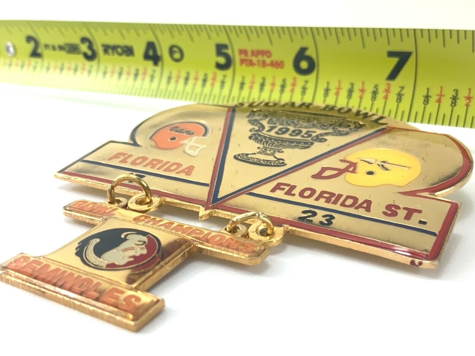 Rare Florida State Seminoles 1995 Sugar Bowl Commemorative Pin FLA vs ...