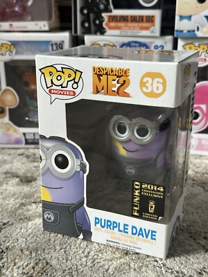 Funko Pop Despicable Me 2 Purple Dave 2014 SDCC exclusive Limited ...