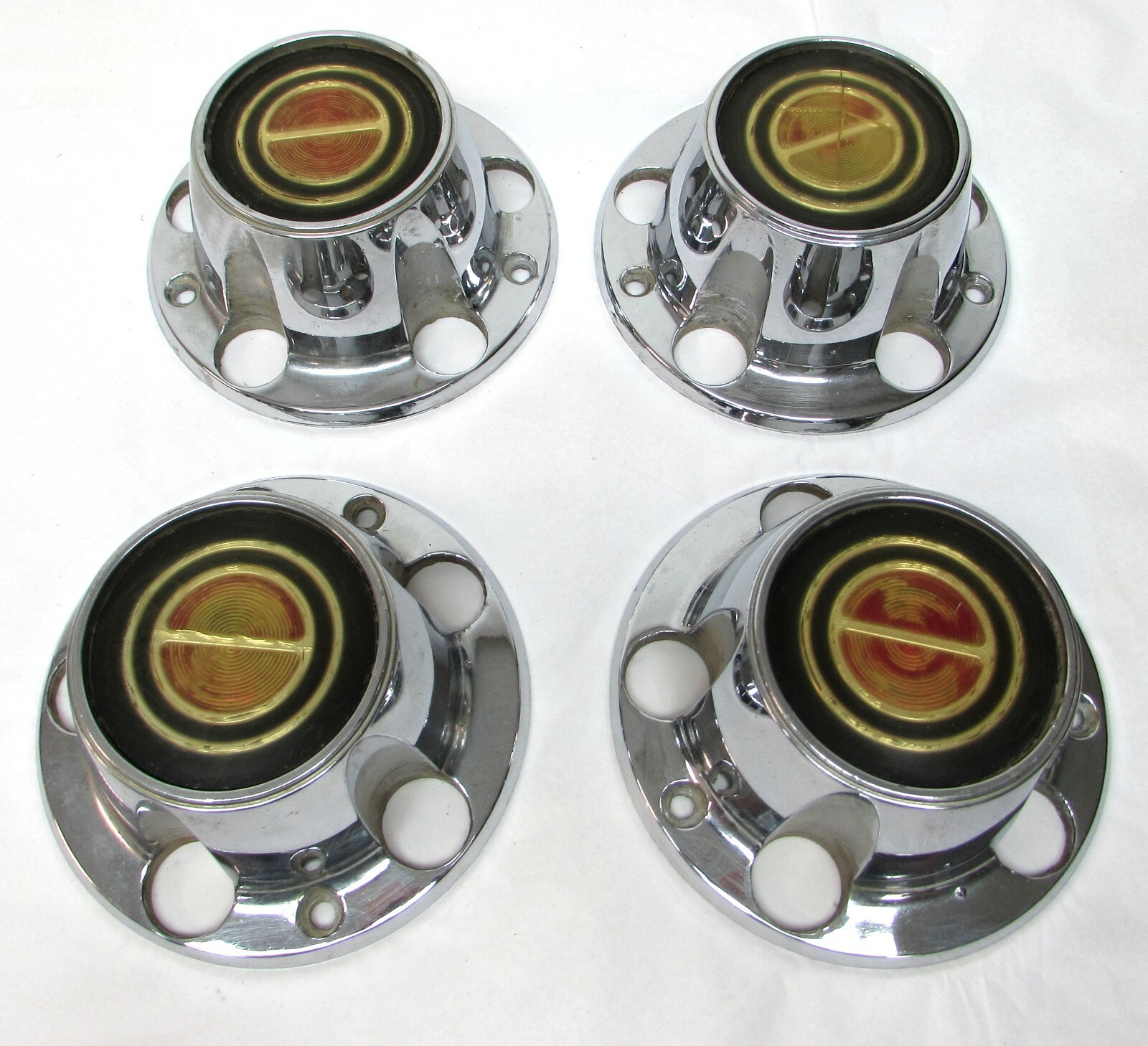 1980-96 OEM ORIGINAL FORD F-150 BRONCO CENTER CAPS #FOTA 1A097-AA SET ...