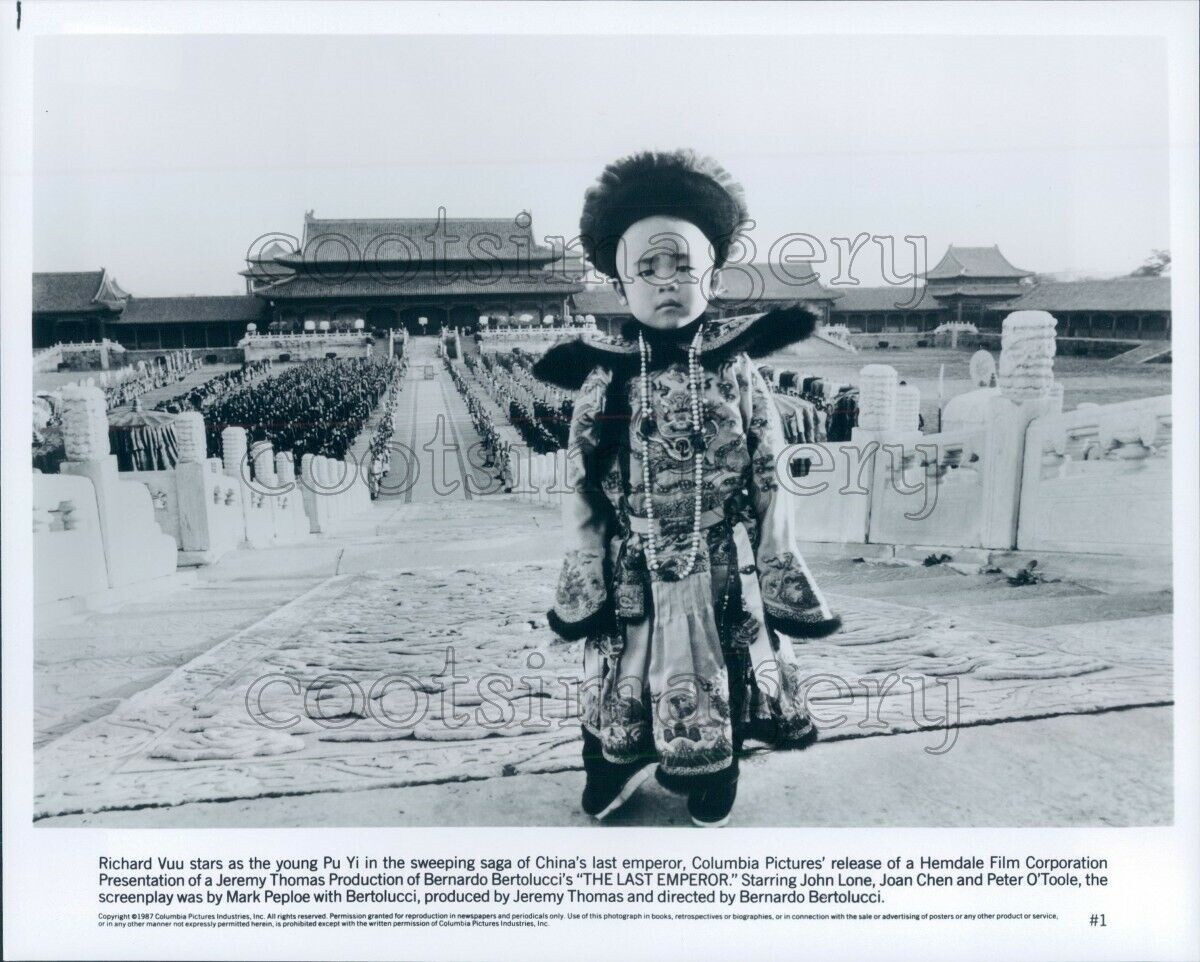 1987 Press Photo Richard Vuu The Last Emperor | eBay