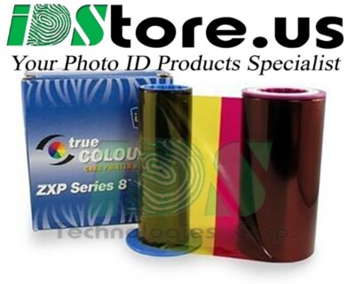 Zebra 800012-445 YMCK True Colours iSeries 4 panel color Ribbon -625 ...