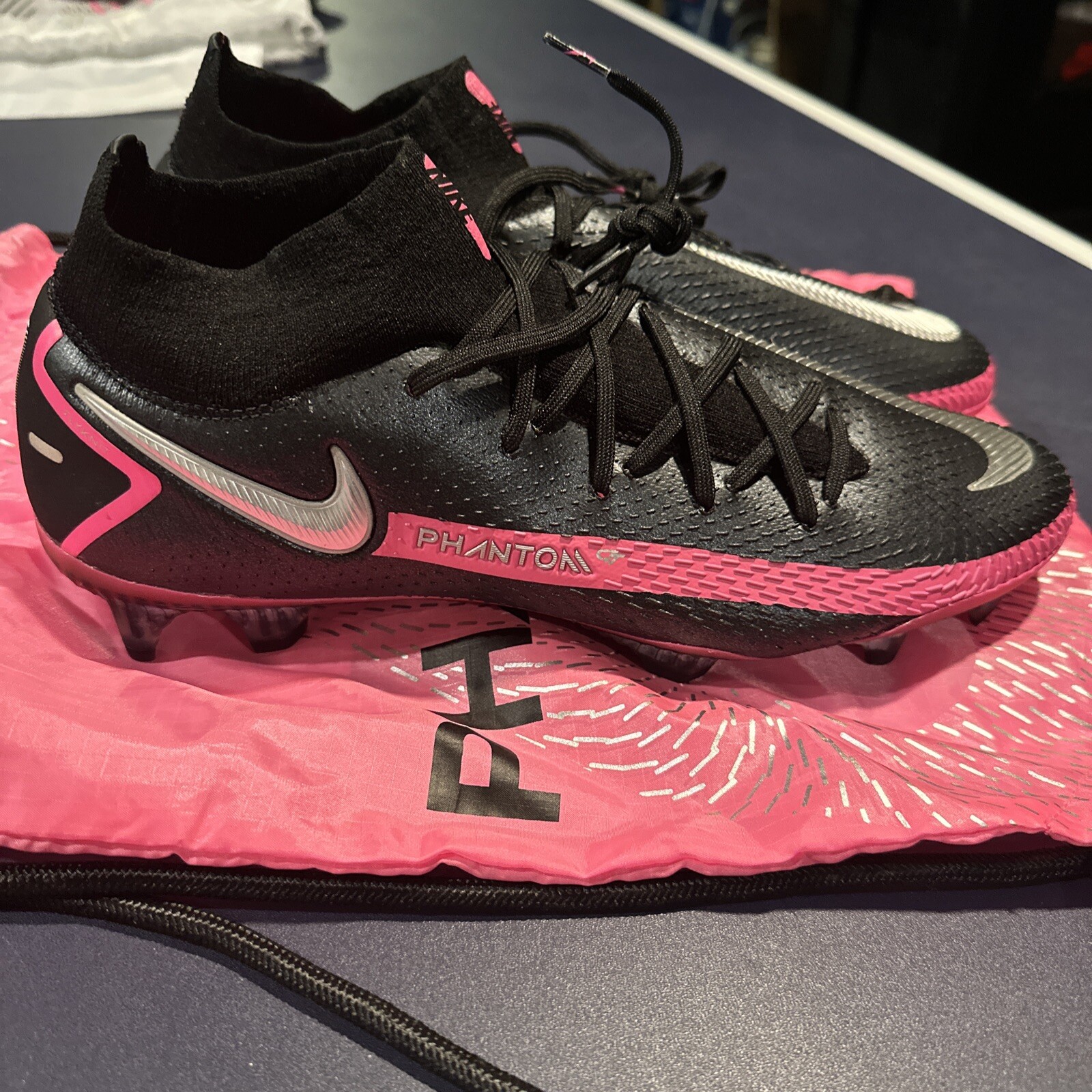 NIKE PHANTOM GT ELITE DF FG ACC FLYKNIT CLEATS CW6589-006 MEN’s SZ 11 ...