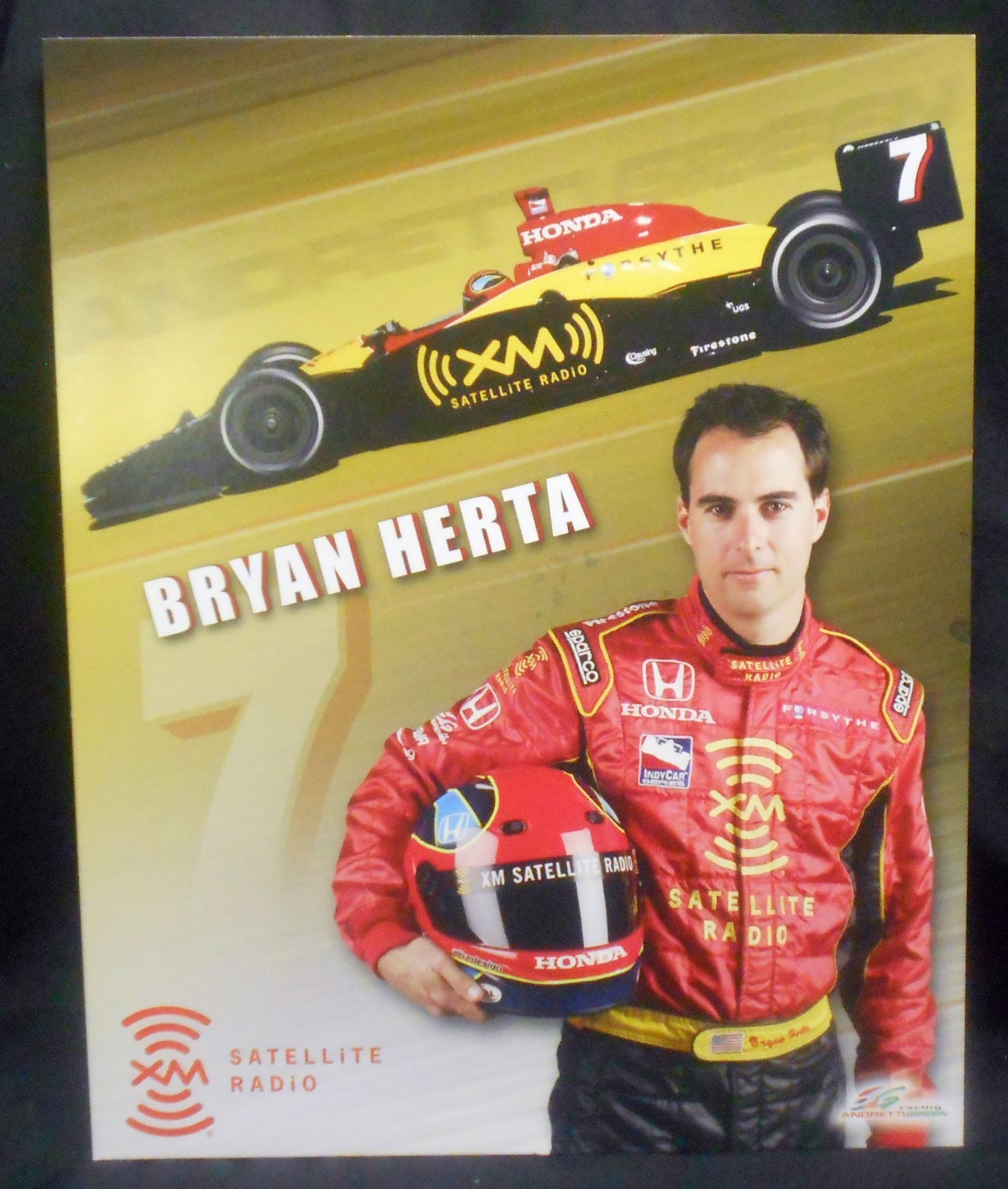 Bryan Herta Indycar/IRL 2005 Andretti Racing Team Handout Card | eBay