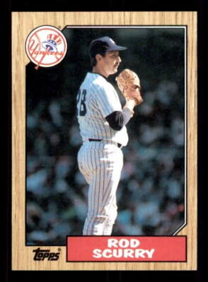 1987 Topps Baseball #665 Rod Scurry NM or better *cb1 | eBay