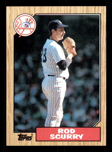 1987 Topps Baseball #665 Rod Scurry NM or better *cb1 | eBay