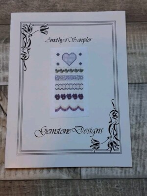 Amethyst Sampler Hardanger Embroidery Cross Stitch Chart Pattern 1994 ...