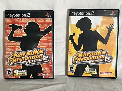 PLAYSTATION 2 PS2 KARAOKE REVOLUTION VOLUME 2-3 Complete CIB | eBay