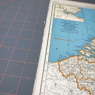 Netherlands Map 1940s