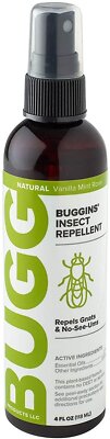 Buggins Natural Insect Repellent, DEET-Free, Repels Gnats & Flies ...