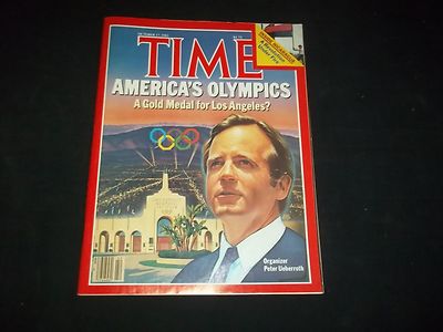 1983 OCT 17 TIME MAGAZINE - AMERICA'S OLYMPICS - BEAUTIFUL FRONT COVER ...