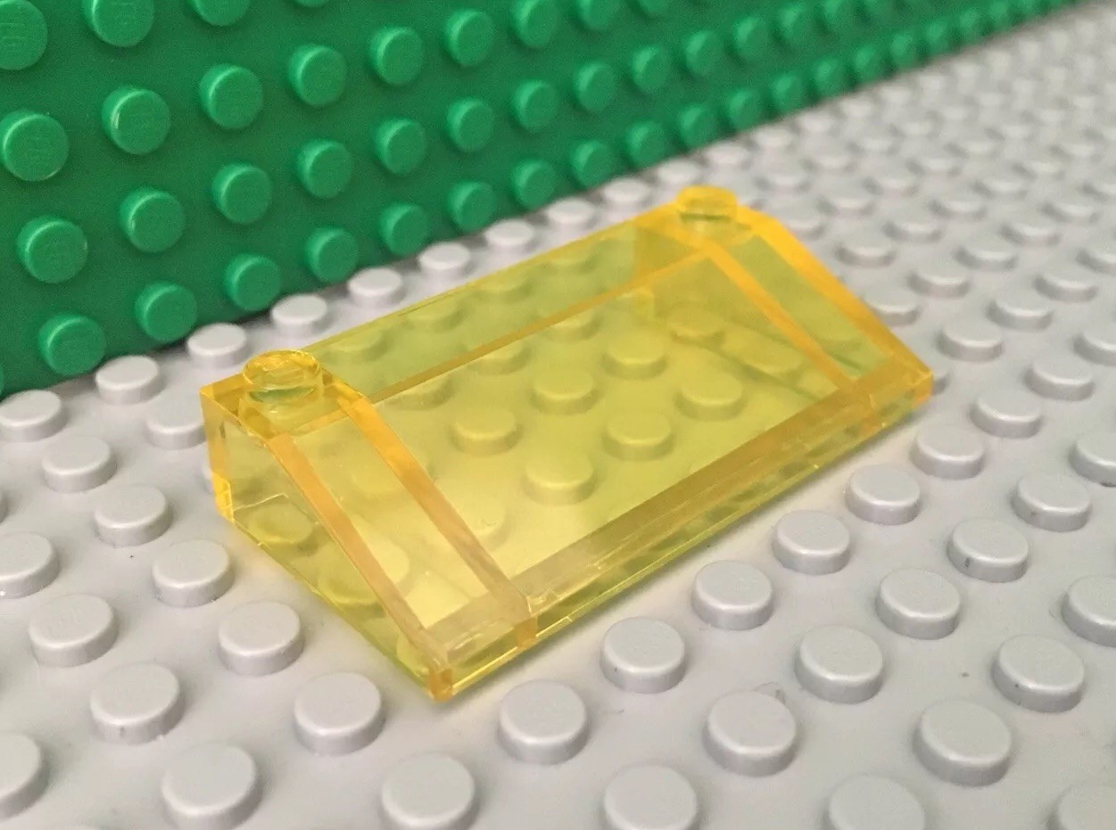 LEGO 1x Lot Trans-Yellow Slope 33 3x6 Space 6985 497 6950 918 924 487 ...
