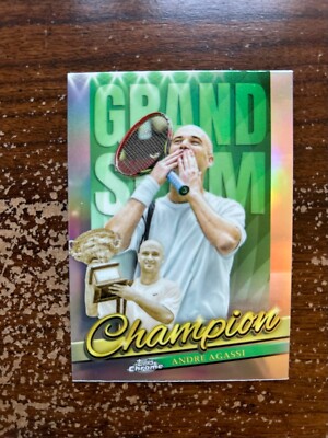 Andre Agassi, Grand Slam Champion #GSC-AA - 2024 Topps Chrome Tennis | eBay