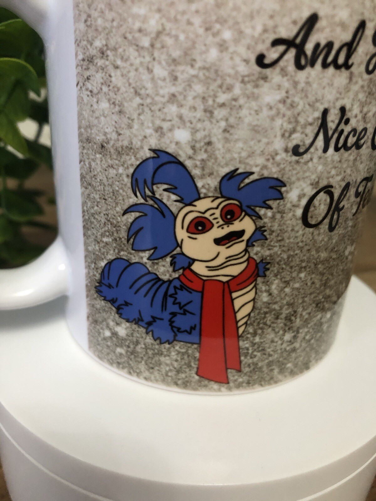 Labyrinth worm inspired mug and coaster set, goblin king, dance magic ...