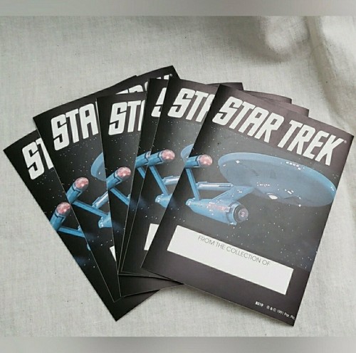 1991 Vintage Star Trek Original Series Enterprise Book Name Plate ...