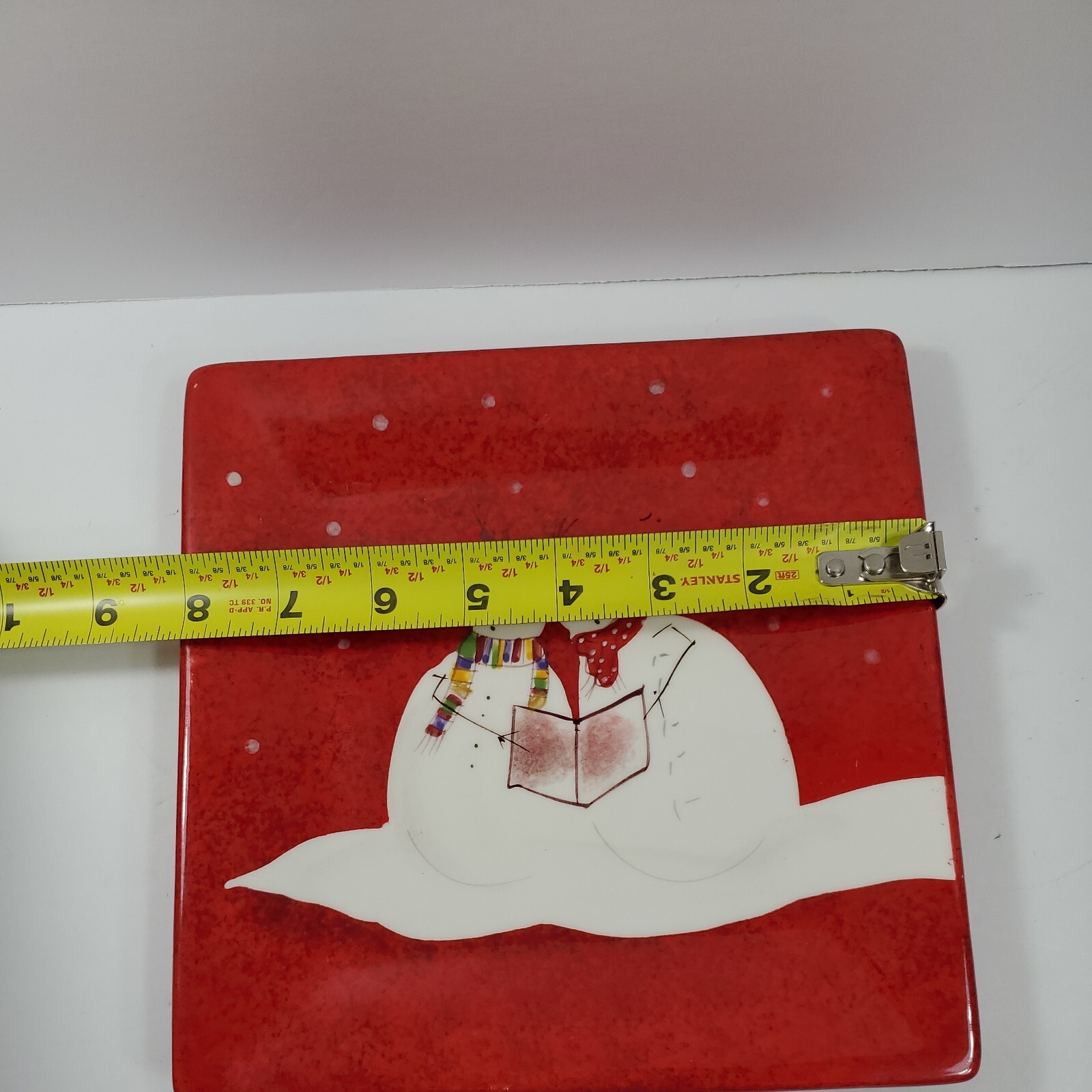 Oneida Christmas Debbie Taylor-Kerman Earthen Ware-"Snowmates" 8"×8 ...