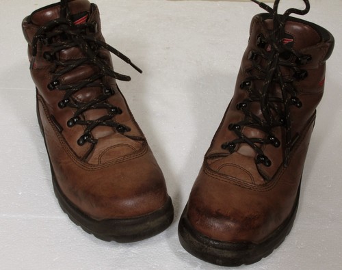 Red Wing Mens Safety 7 In. Boots 9EE 2246 Brown Leather Steel Toe ASTMF ...