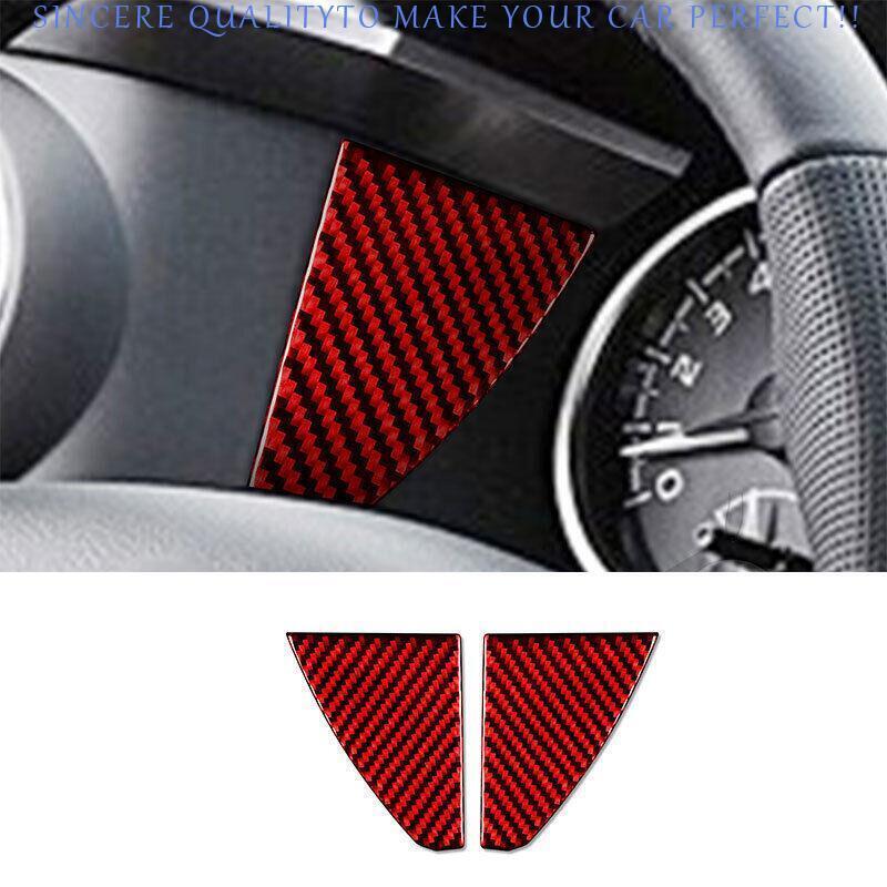 For Toyota Tacoma Red Carbon Fibre Dash Speedometer Odometer Side ...