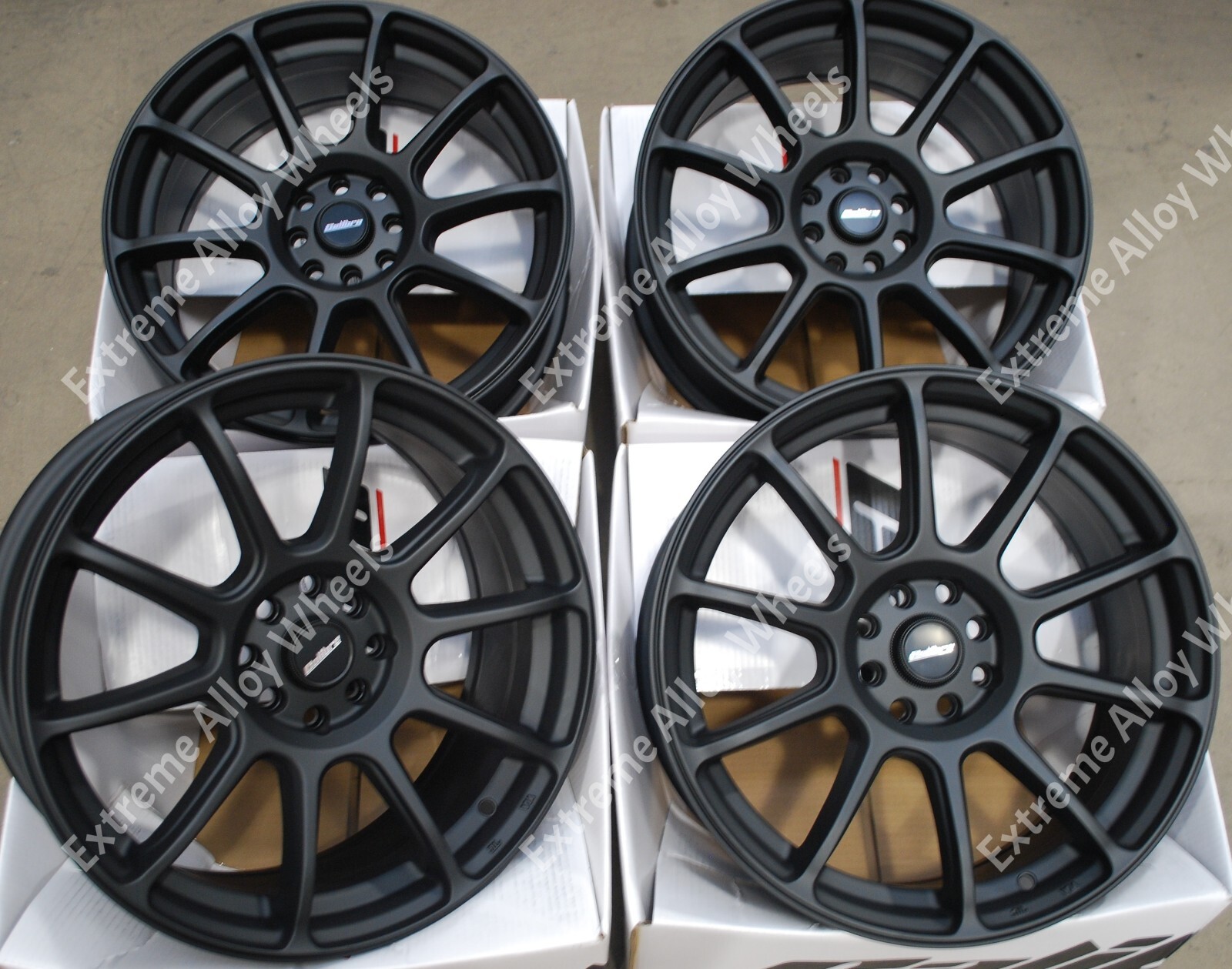 17" Black Neo Alloy Wheels Fits Bmw Mini R50 R52 R53 R56 R57 R58 R59 ...