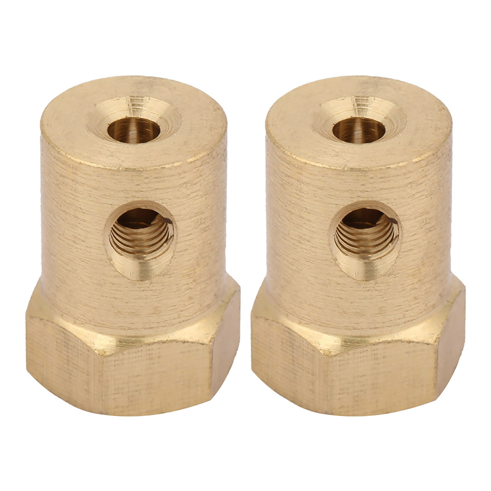 4pcs Brass Extended Shaft Hex Coupling Coupler Motor Connector BLW | eBay