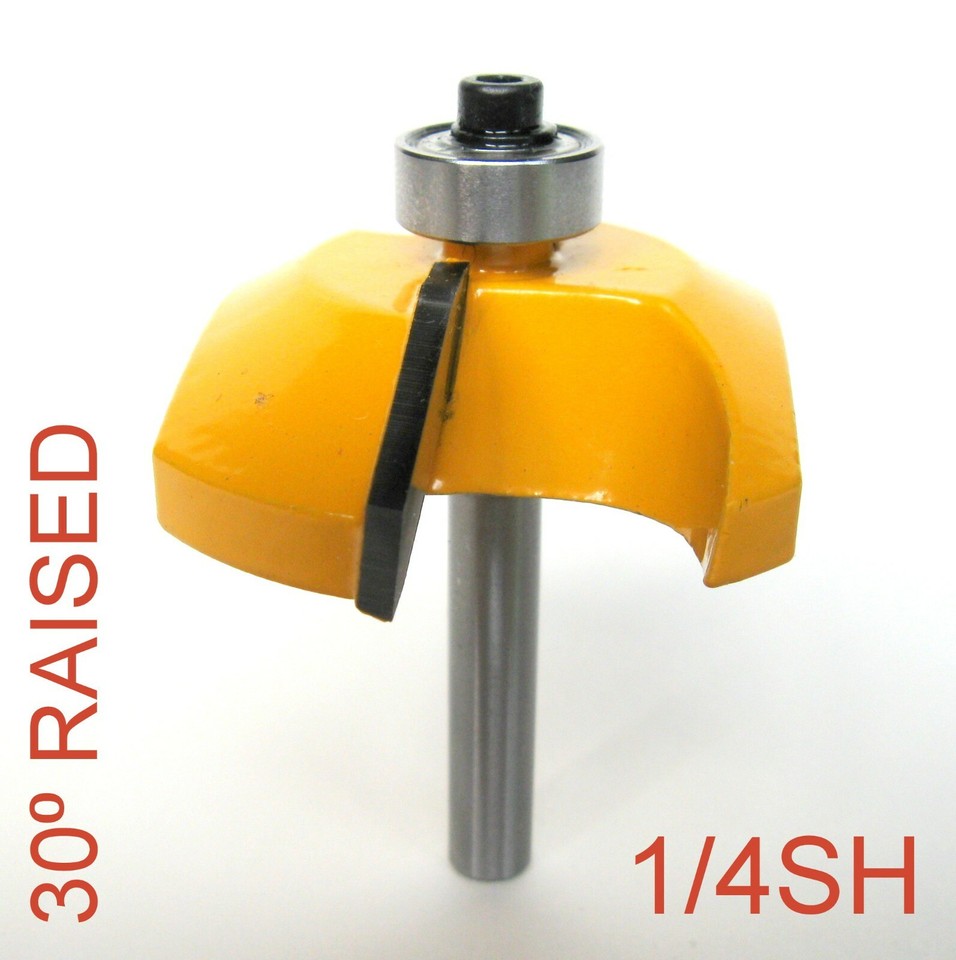 1 pc 1/4" Shank 30° Straight Bevel Raised Panel Router Bit | eBay