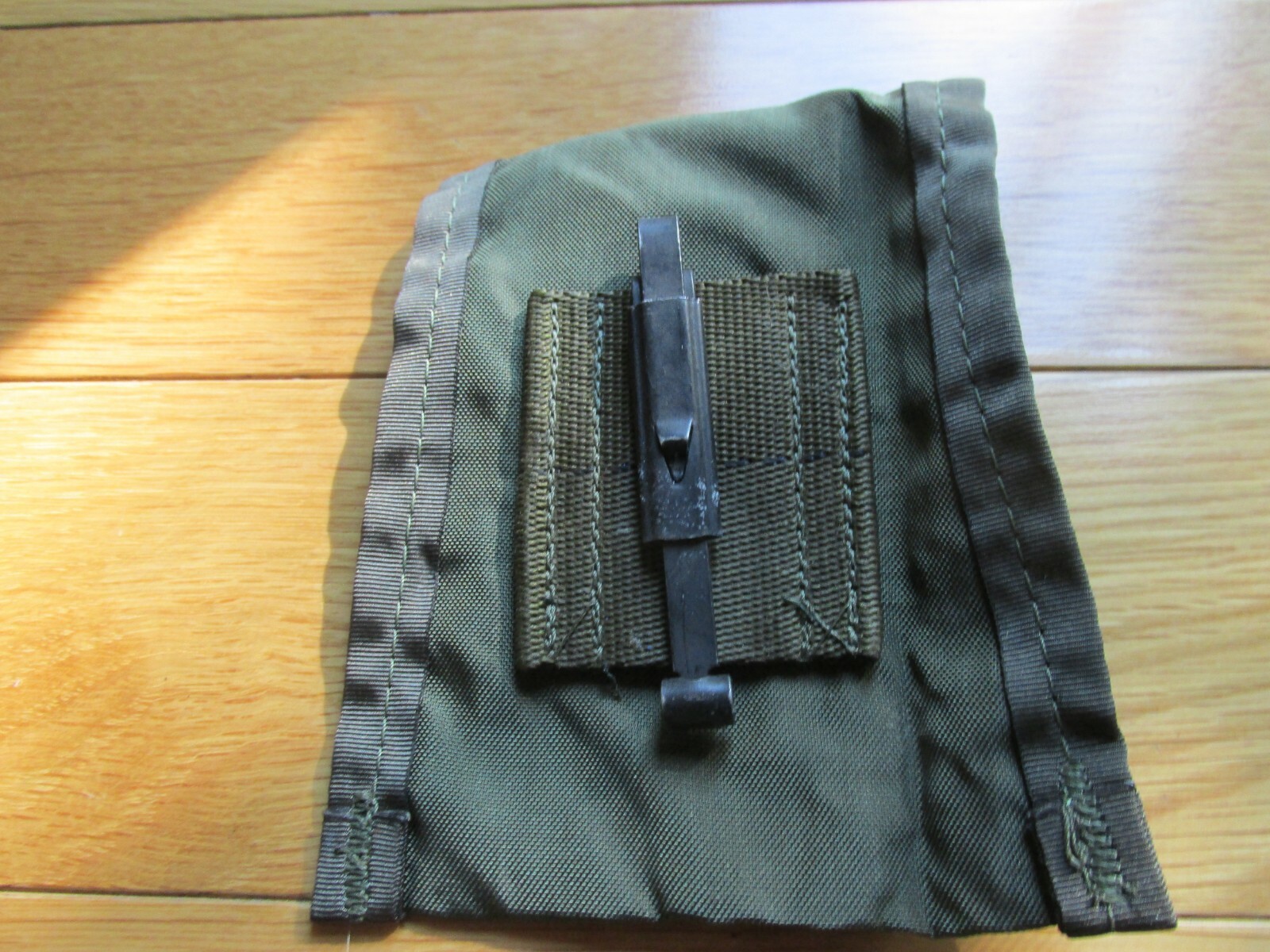 US MILITARY USGI ALICE COMPASS POUCH CASE OD GREEN NYLON!! EXCELLENT ...